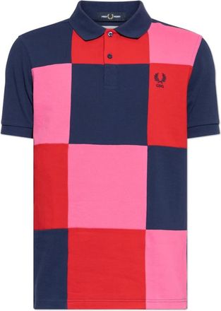 Comme Des Gar&ccedil;ons Homme, Tops, Rose, Taille: S Patchwork Polo