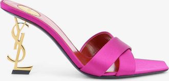 Saint Laurent Opyum satin sandals - SAINT LAURENT - gender_Woman