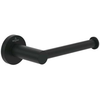 Villeroy & Boch V&B Toilettenpapierhalter Elements Tender 177x54x83mm, ohne Deckel, matt black