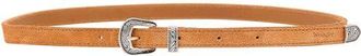Wrangler Thin Western Belt Ceinture, Camel, 95 cm Femmes