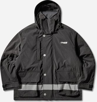 Cav Empt Men s Reflect Tape Watch Jacket Grey
