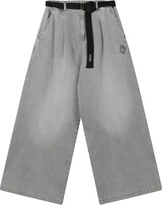 10 Days Femme, Jeans, Gris, Taille: 40 FR Wide Jeans