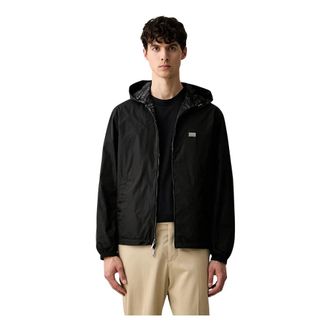 Emporio Armani Wendbare Kapuzenjacke - - Jackets - Herren - Schwarzk - 3XL