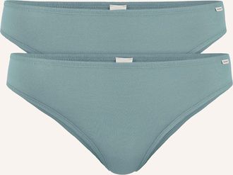 Hessnatur Hessnatur Slip Regular Cut 2er-Set blau
