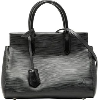 Louis Vuitton Sac &agrave; main en cuir pr&eacute;-poss&eacute;d&eacute; - Femme - Pre-owned - Noir - Taille: ONE Size