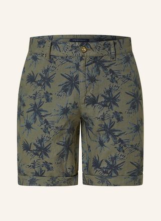 Strokesman's Strokesmans Shorts Slim Fit Mit Leinen gruen