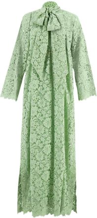 Gucci Kleid mit Guipure-Spitze - Gr&uuml;n