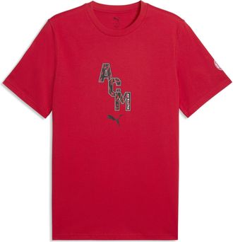 Puma T-shirt FtblCulture AC Milan Homme, Accessoires, Rouge, 3XL