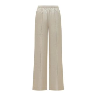 Loulou Studio Femme, Pantalons, Beige, Taille: 42 FR Lars Pantalons