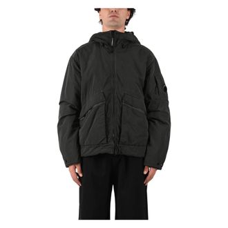 C.P. Company Heavy Chrome-R Kapuzenjacke - - Jackets - Herren - Schwarzk - XL