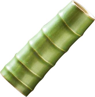 Yardwe Terrarien Bambusvase Aus Keramik Getrocknet Nordisch Keramikvase Kunst Bleistiftflasche Für Zu Hause Ikebana-vasen Rustikale Vase Terrarienbecken Glas