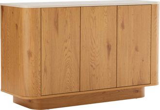 Oviala Anrichte in Holzoptik, 3 T&uuml;ren, L&auml;nge 120 cm, helles Holz