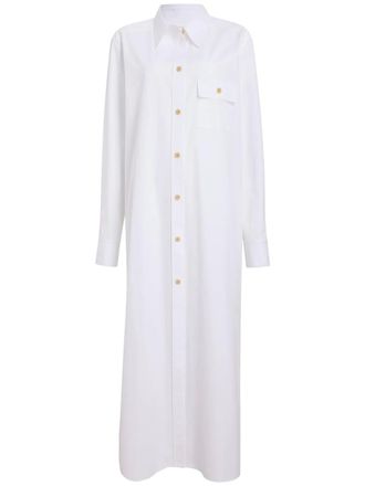 Khaite Wyatt Maxikleid - Weiß