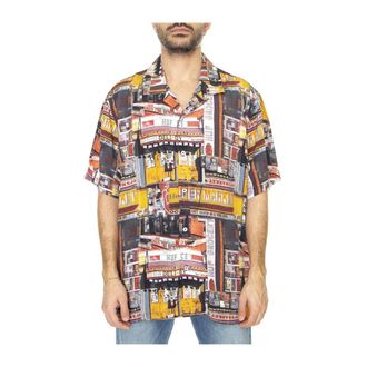 HUF Huf, Homme, Chemises, Multicolore, Taille: S Primavera / Estate Short Sleeve Shirt