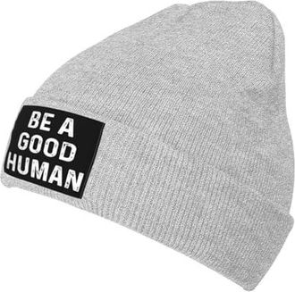 Generic Bonnet Hiver Soyez Un Bon Humain - Christianisme - Humour Classique Casquette De Cr&acirc;ne &Agrave; Revers Thermique Bonnet pour Sport Femme Homme