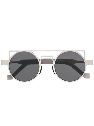 Vava lunettes de soleil &agrave; monture ronde - Argent