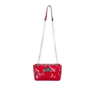 L'Intervalle Damen Juliet Stofftasche, Red Patent
