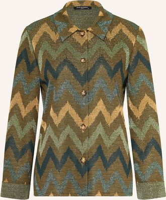 Ana Alcazar Bluse Mit Glitzergarn gruen