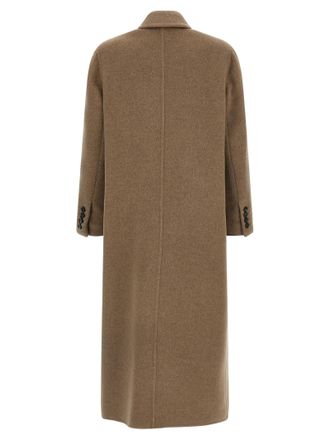Max Mara Womens Beige Cashmere Coat Clothing