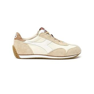 Diadora Homme, Chaussures, Blanc, Taille: 46 EU Baskets en Toile D&eacute;lav&eacute;e