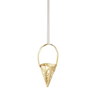 Georg Jensen Urlaubskegel Ornament Gold Platted Messing von Sanne Lund Traberg