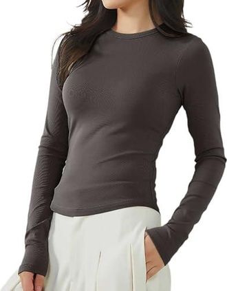 Generic sous Pull Femme Haut Thermique Femme sous Pull Thermique Femme Doux Glamour Pull Tricot&eacute; Col Montant Doux avec Doublure Polaire Couche Interm&eacute;diaire C