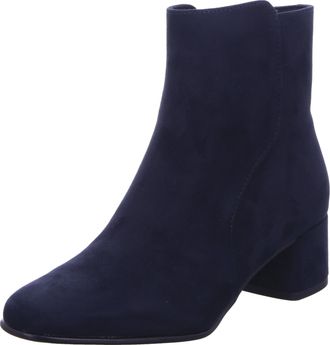 Marco Tozzi Damen Stiefelette samtig weich Blockabsatz 2-25364-43, Größe:38 EU, Farbe:Blau