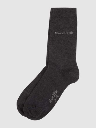 Marc O'Polo Socken mit Label-Detail im 2er-Pack Modell Valentina