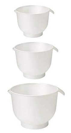 Gastromax Rührschüssel, 3 Stück, weiß, 3 Stück