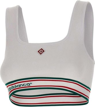 Casablanca Femme, Sous-v&ecirc;tements, Blanc, Taille: 38/40 FR Bralette Sans Couture