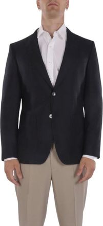 HUGO BOSS Homme, Vestes, Bleu, Taille: 5XL H-Hutson 2Pp-253 Blazer Structur&eacute;