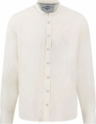 Fynch-Hatton Klassisches Langarmhemd - - Shirts - Herren - Wei&szlig; - XL