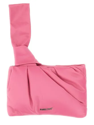 AMBUSH Womens Nejiri Wrist Clutch Lilac Bags