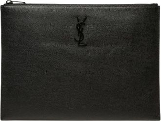 Saint Laurent Sac bandouli&egrave;re en cuir pr&eacute;-poss&eacute;d&eacute; - Femme - Pre-owned - Noir - Taille: ONE Size