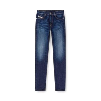 Diesel Jean en coton stretch coupe regular - Homme - Jeans - Bleu - Taille: W30