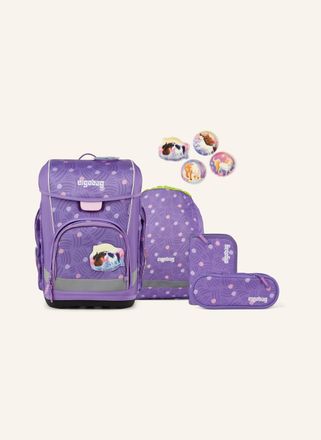 Ergobag Schulranzen-Set Cubo Light Set lila