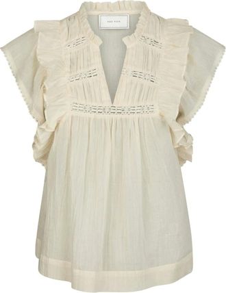 Neo Noir Femme, Blouses et Chemises, Jaune, Taille: 42 FR Jayla S Voile Blouse