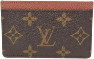 Louis Vuitton unisex, Pre-owned, Brun, Taille: ONE Size Portefeuille en toile Pre-owned