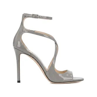 Jimmy Choo London Femme, Chaussures, Gris, Taille: 38 1/2 EU Azia 95 Sandale