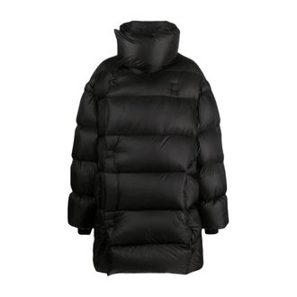 Rick Owens Jumbo Poncho Drella - - Coats - Herren - Schwarzk - S