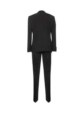 Giorgio Armani Mens Tuxedo Suit, Virgin Wool, Black Suits