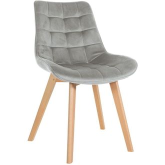 Clp Chaise Brook Velvet Grigio