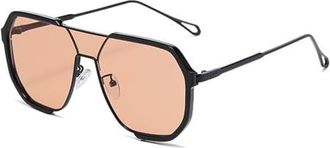 Generic Lunettes De Soleil M&eacute;tal Grand Cadre Hommes Et Femmes F&ecirc;te D&eacute;placements Quotidiens Vacances Lunettes De Soleil(Orange)