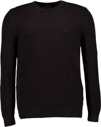 Marc O'Polo Herren Pullover schwarz unifarben