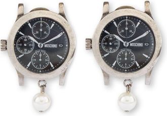 Moschino boucles doreilles à clip - Argent