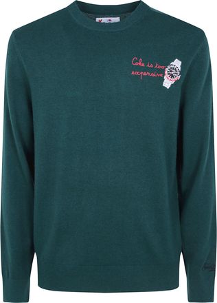 MC2 Saint Barth Crew Neck Light Sweater Heron Light Embry