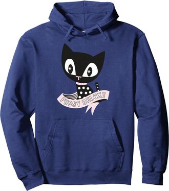 Pussy Deluxe Star Eyes Cat Pullover Hoodie