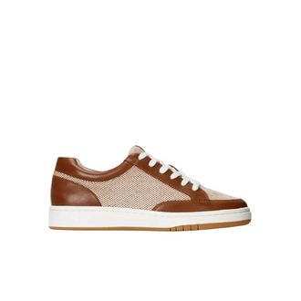 Ralph Lauren Braune Leder-Sneakers - - Shoes - Damen - Braun - 41 EU