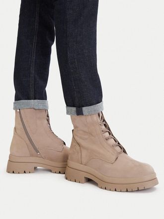 Tamaris Schn&uuml;rstiefeletten Tamaris 1-25253-45 Beige