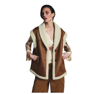 Summum Femme, Vestes, Brun, Taille: 38 FR Tricots